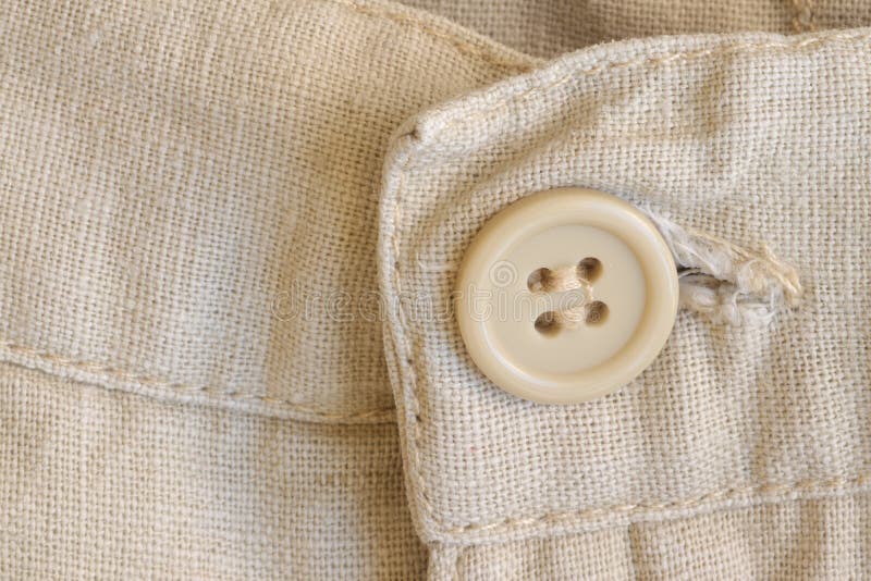 Light Denim Texture with a Button for Clothes. Stock Image - Image of ...