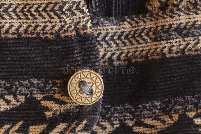 The Texture of the Fabric with a Button. Stock Image - Image of fabric ...