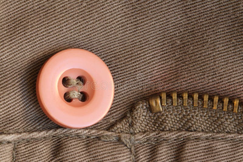 The Texture of the Fabric with a Button. Stock Photo - Image of ...