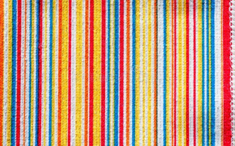 Texture of Fabric with Colorful Pattern Vertical Line. Stock Photo ...