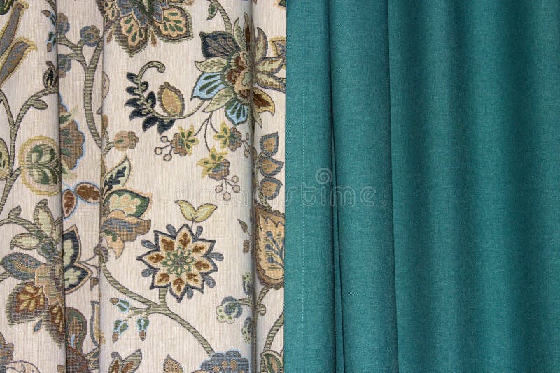 Texture of Fabric and Curtains. Stock Photo - Image of show, decoration ...