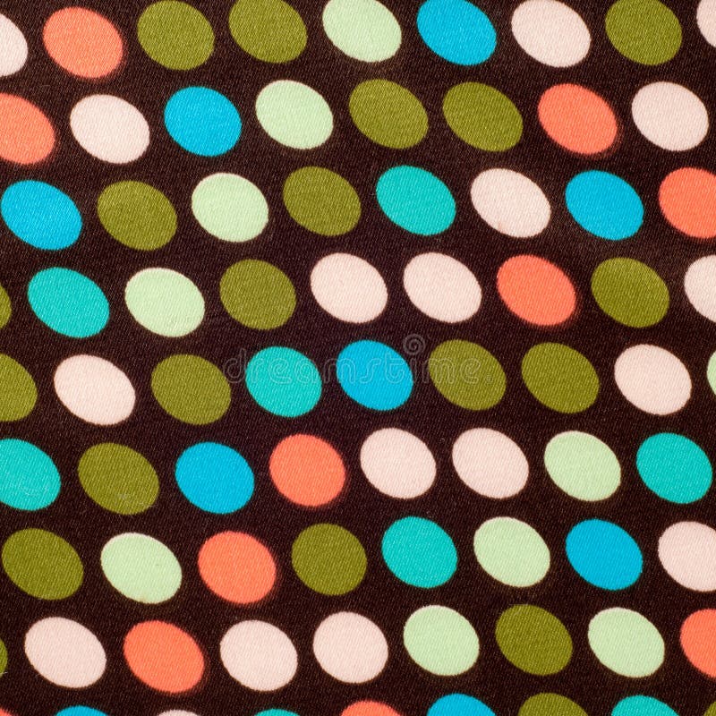 Texture. Fabric with Polka Dots Stock Image - Image of composition ...