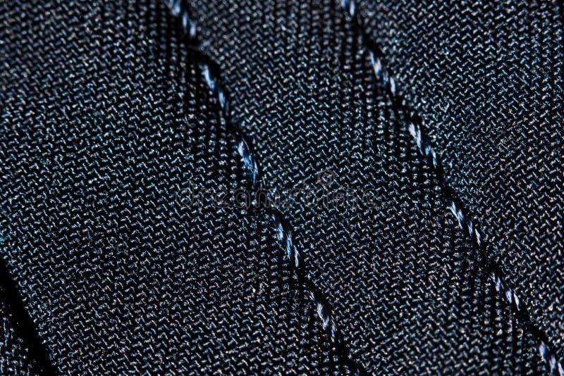Texture of Fabric with a Seam Thread Stock Photo - Image of black ...