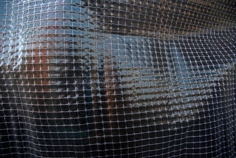 The Texture of the Facade Mesh Stock Photo - Image of city, green ...