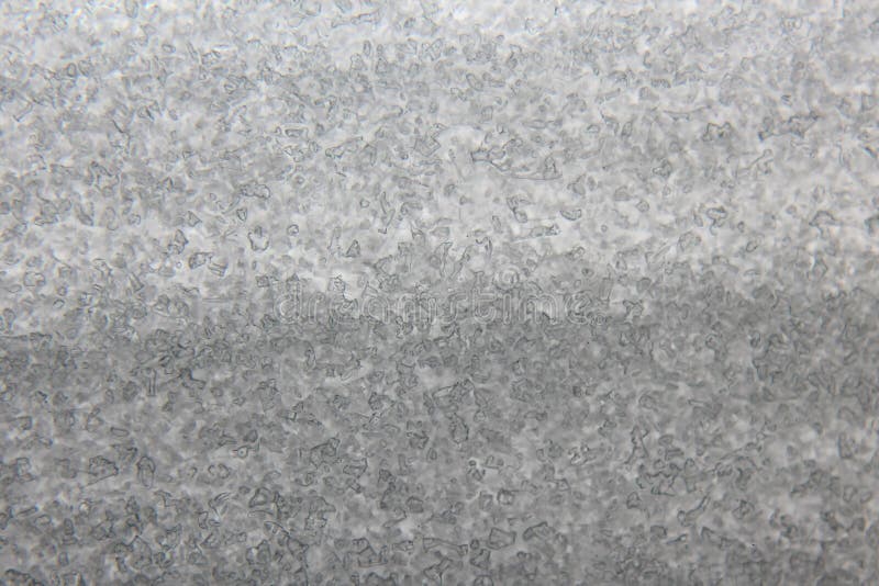 Texture of Fallen Snow on the Glass Stock Image - Image of shallow ...