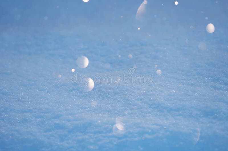 Texture of Falling Snow, Layer To Overlay on a Black Background Stock ...