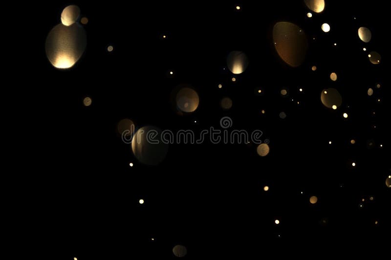 Texture of Falling Snow, Layer To Overlay on a Black Background Stock ...