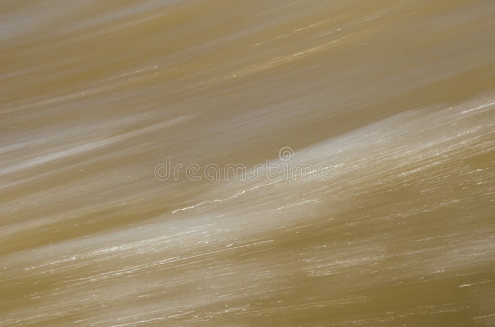 Texture of Fast Moving Water, in Yellowish Tones Stock Image - Image of ...