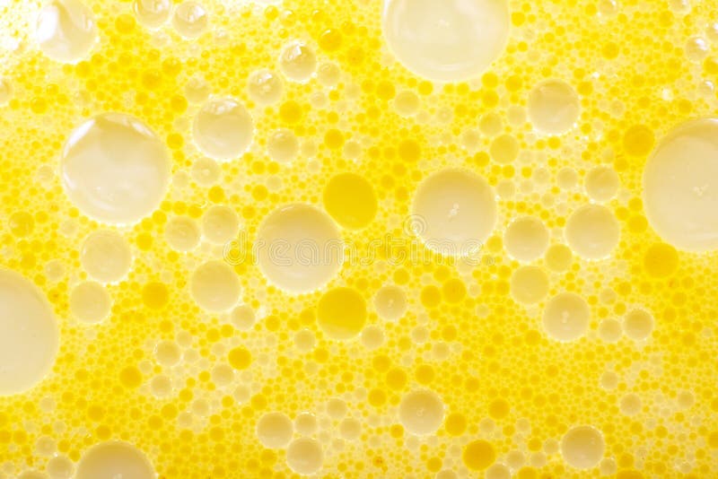 Texture of Fat or Oil with Yellow Bubbles. Background of Fat Bubbles ...