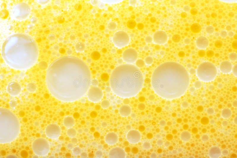 Texture of Fat or Oil with Yellow Bubbles. Background of Fat Bubbles ...