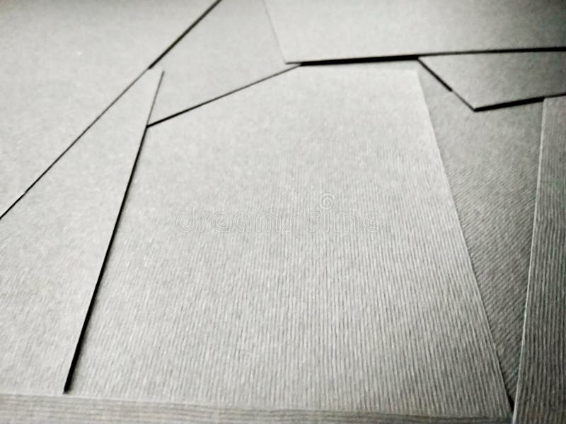 Texture Few Black Papers Folded on the Table Close Up Stock Image ...