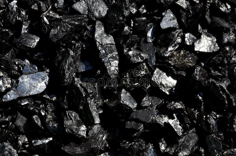 Fine Coal Anthracite Close-up. Stock Photo - Image of branch, fuel ...
