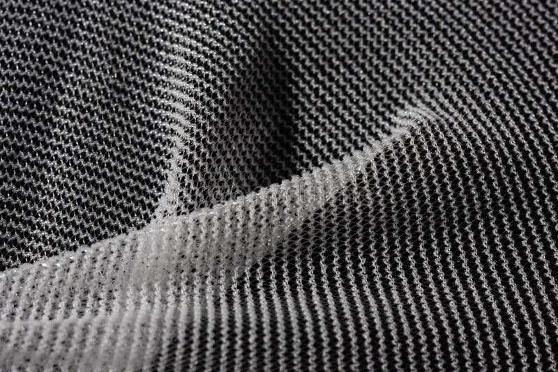 Texture of a Fine White Mesh on Black Background.. Stock Photo - Image ...