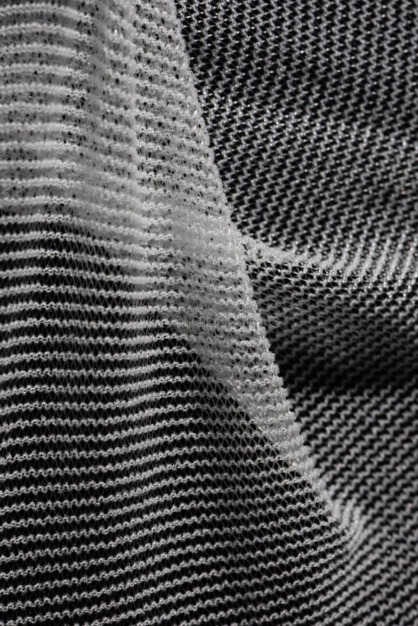 Texture of a Fine White Mesh on Black Background.. Stock Photo - Image ...