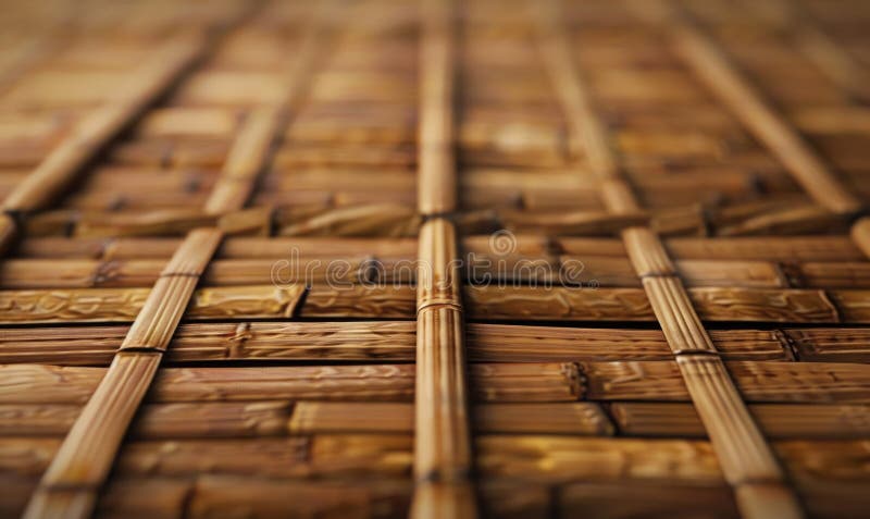 Texture of Finely Woven Bamboo Matting Stock Illustration ...