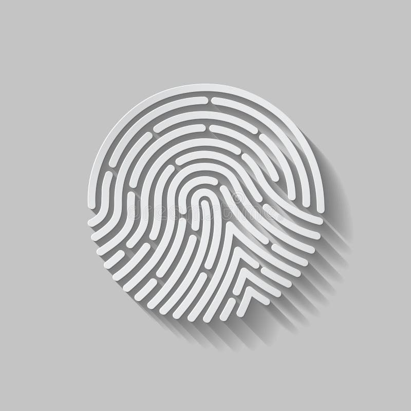 Texture of a Fingerprint in 3D Stock Vector - Illustration of people ...