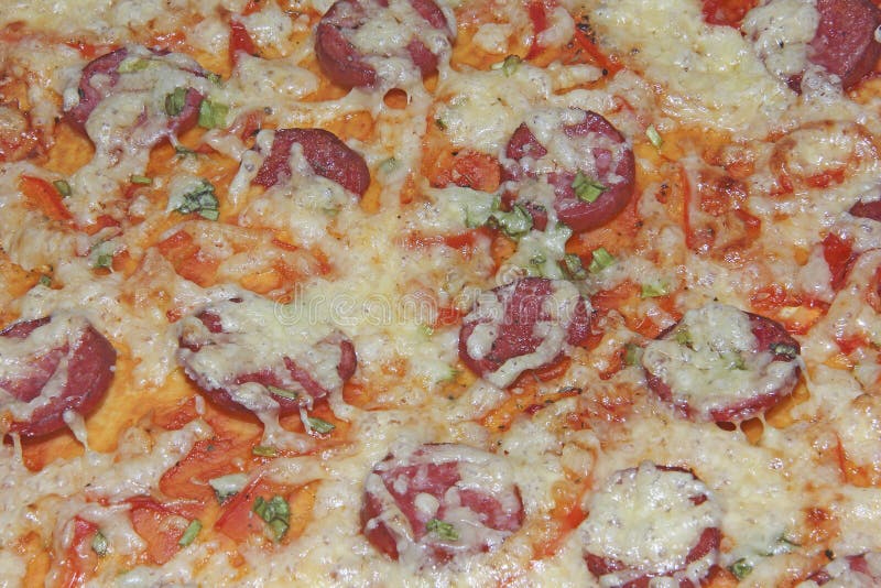 The Texture of the Finished Pizza is the Texture of the Top Layer with ...