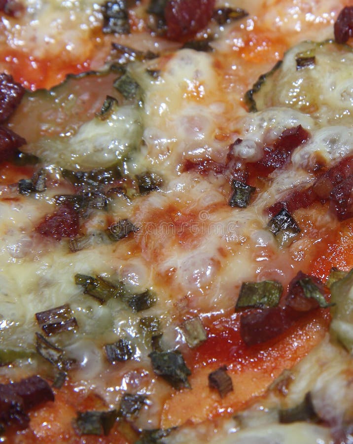 The Texture of the Finished Pizza is the Texture of the Top Layer with ...