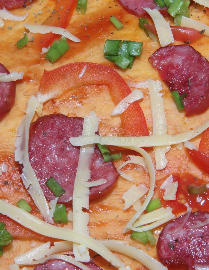 The Texture of the Finished Pizza is the Texture of the Top Layer with ...