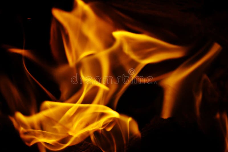 Texture of Fire on a Black Background Flash Stock Image - Image of glow ...