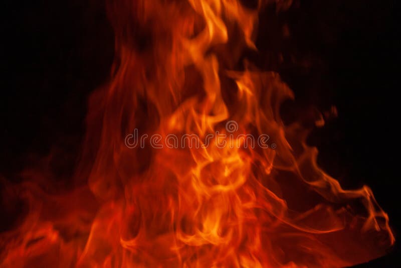 Texture of Fire. Orange Bright Flame Stock Image - Image of yellow ...