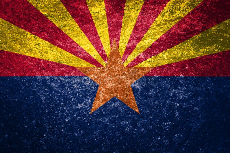 Texture of flag Arizona stock image. Image of geography - 120059363