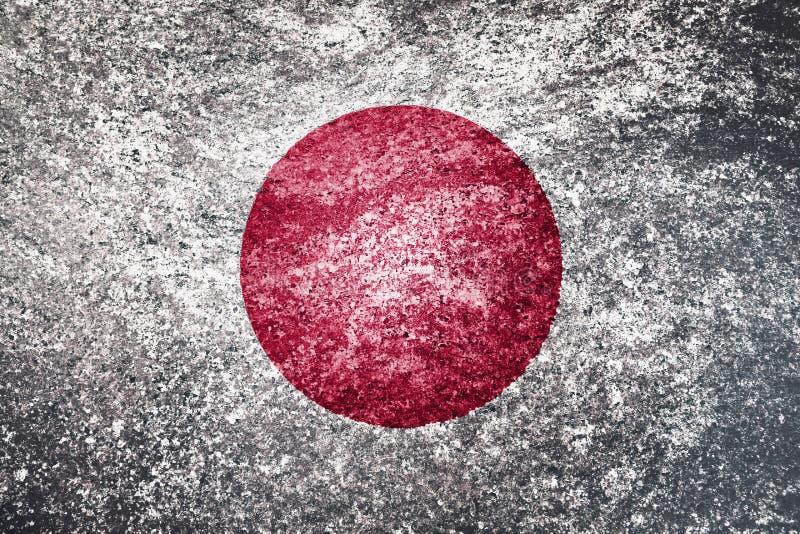Texture of Japan flag. stock illustration. Illustration of municipality ...