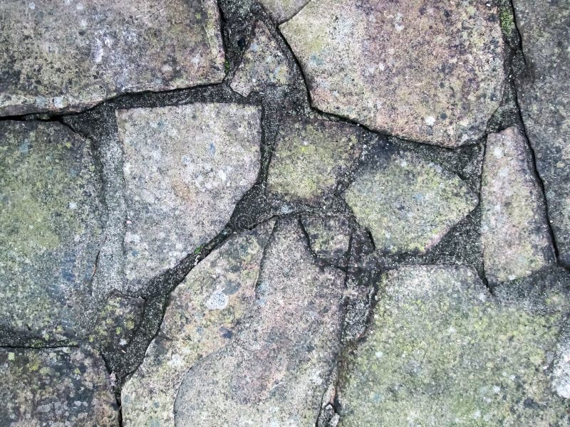 Texture of Flat Stones of Different Sizes. Stock Photo - Image of ...