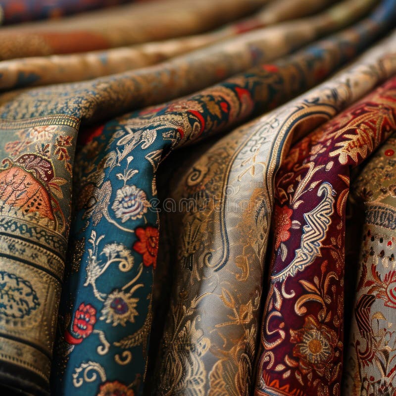 The Texture of the Flexible Material is Made from Woven Fine Islamic ...