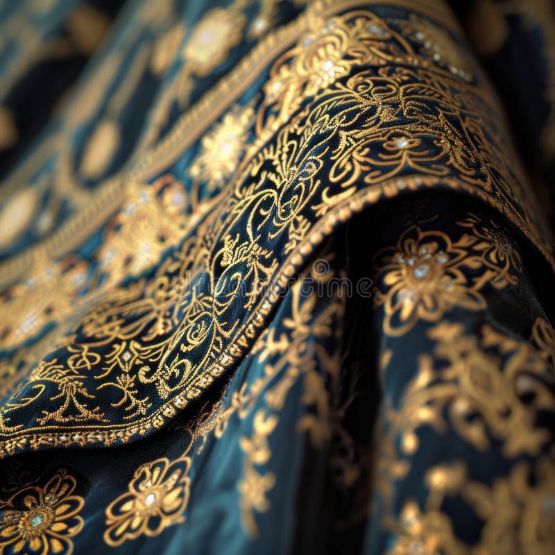 The Texture of the Flexible Material is Made from Woven Fine Islamic ...