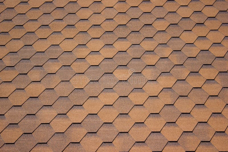 Texture Flexible Roofing Tile, Hexagonal Material Stock Image - Image ...