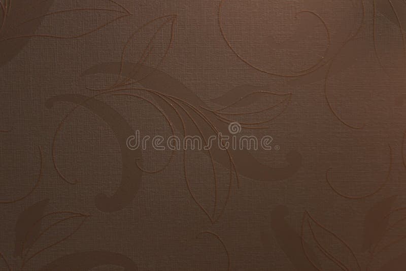 Texture Floral Pattern on the Wallpaper Red Brown Stock Image - Image ...
