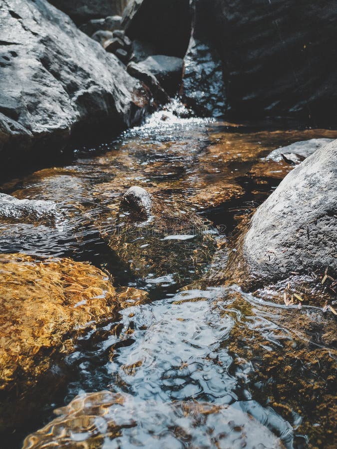 Texture of flowing water stock image. Image of amazing - 211127927