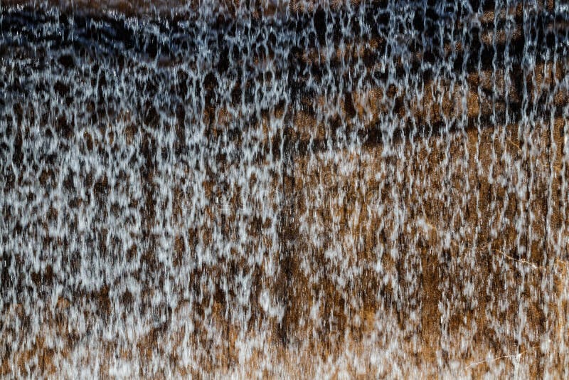 Texture of a Flowing Waterfall on the Wall Stock Photo - Image of close ...