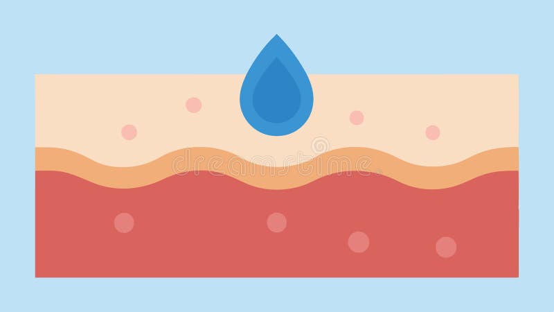 Texture Focus a Closeup Illustration of Skin Showing Different Textures ...