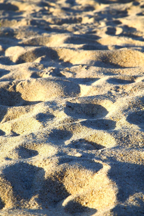 Texture Footstep in Kho Samui Bay Thailand Stock Image - Image of stone ...