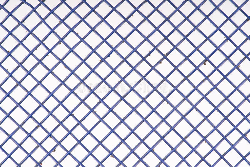 The Texture in the Form of a Blue Metal Mesh. Macro Stock Image - Image ...