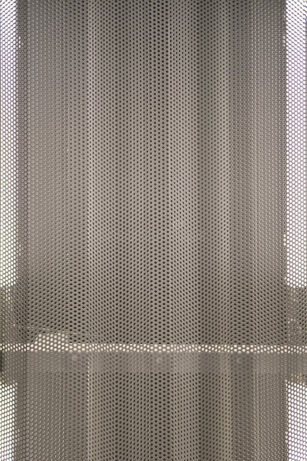 Texture in the Form of a Curved Grid with Lamps Stock Image - Image of ...