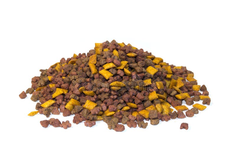 Pet Food in a Heap, Texture Feed Stock Image - Image of cats, granule ...