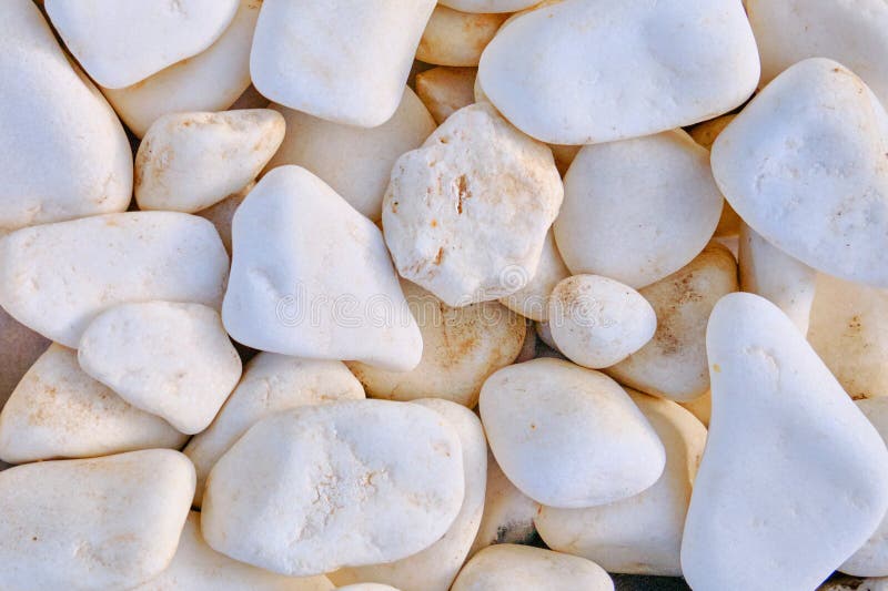 Texture in the Form of White Rocks. Background of Large White Stones ...