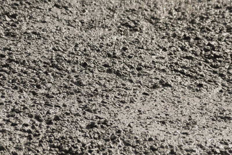 Texture of Fresh and Hydrated Ready-mix Concrete, Liquid Concrete Stock ...