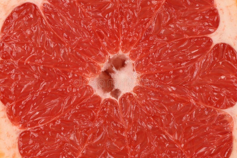 Texture of Fresh Ripe Grapefruit. Closeup Macro of Grapefruit Pulp ...