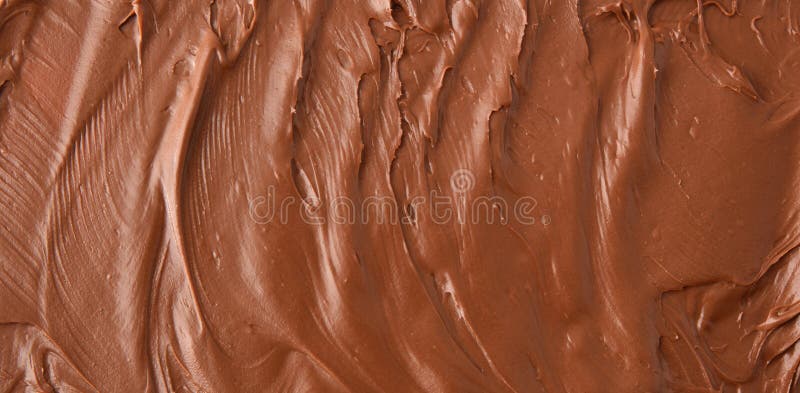 Texture of Freshly Spread Cocoa Cream Stock Illustration - Illustration ...