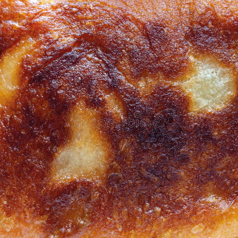 The Texture of Fried in Butter Yeast Dough Stock Image - Image of ...