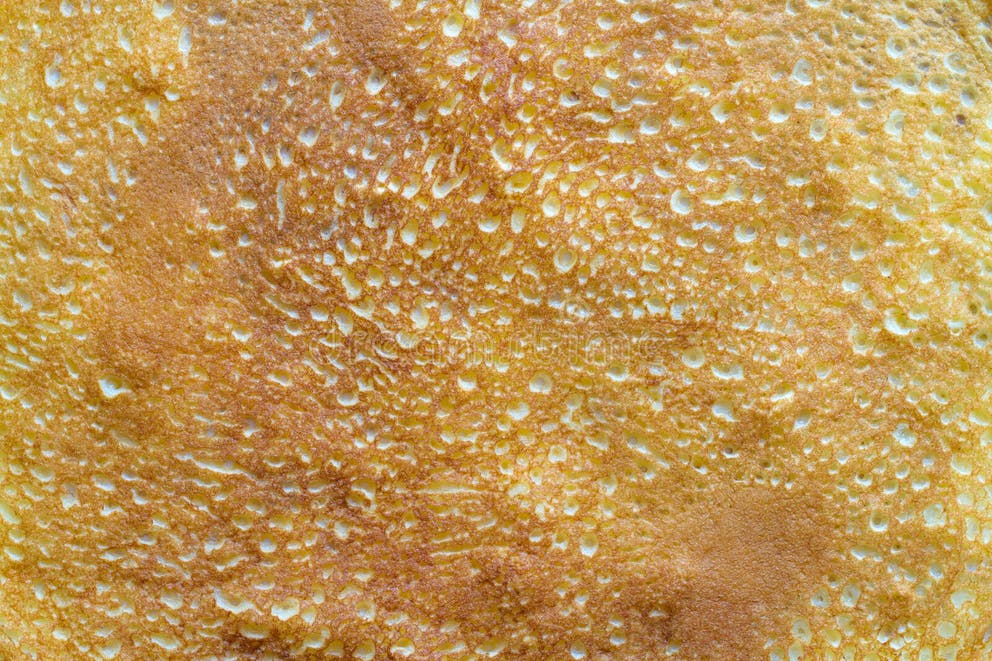 Close-up Texture of a Fried Pancake. Stock Photo - Image of delicious ...
