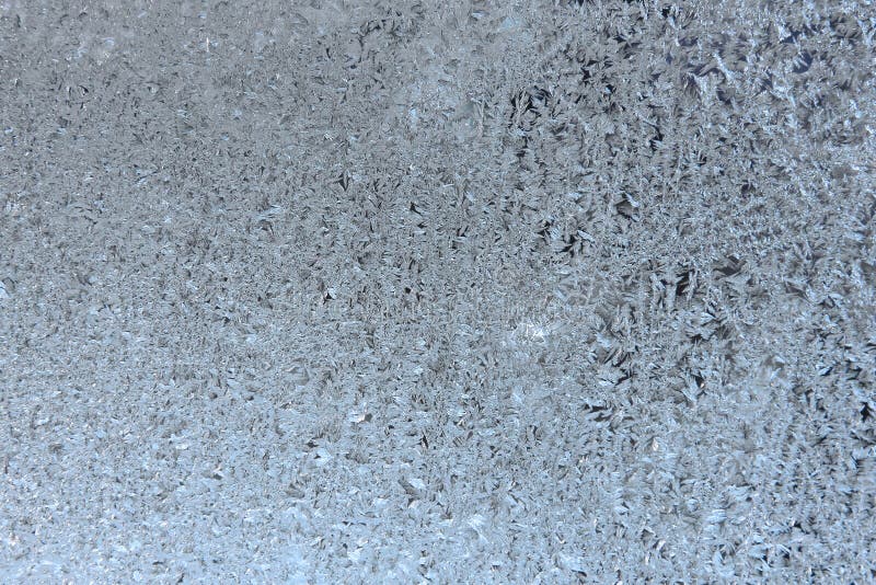 Texture of Frosted Glass. Winter Background. Stock Photo - Image of ...
