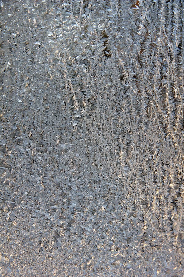 Texture of Frosted Glass. Winter Pattern. Stock Image - Image of ...