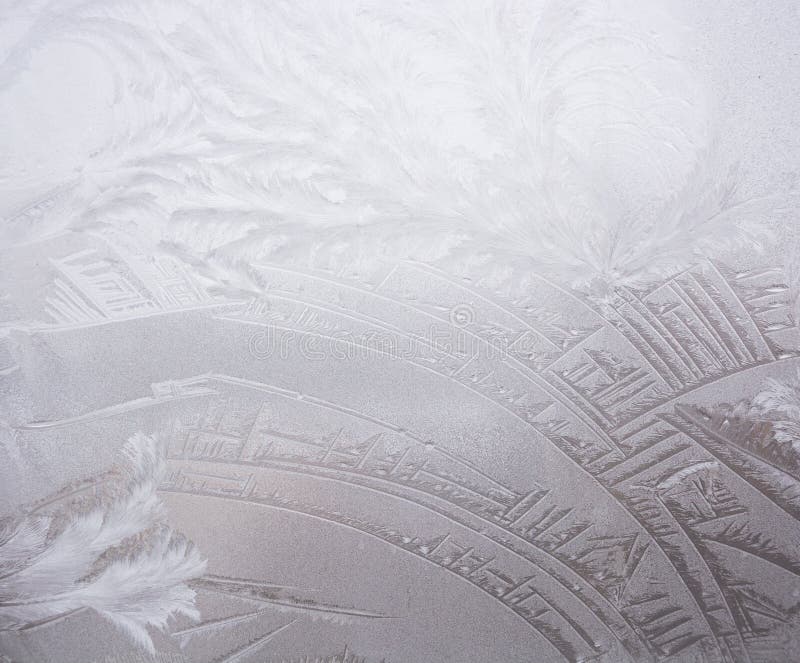 Texture of Frosty Patterns. Winter Frosty Patterns Stock Image - Image ...