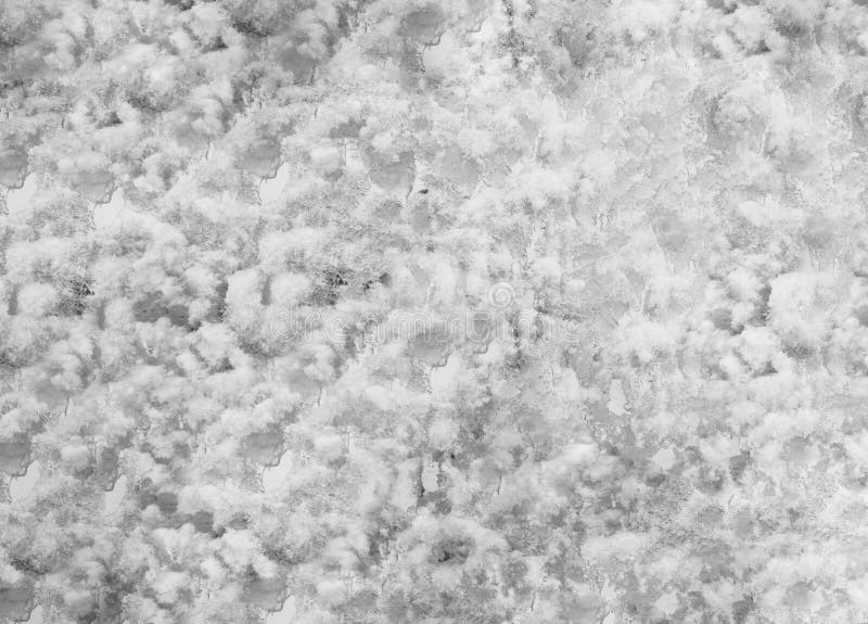 Texture of Frozen Glass Covered with Snow. Stock Image - Image of ...
