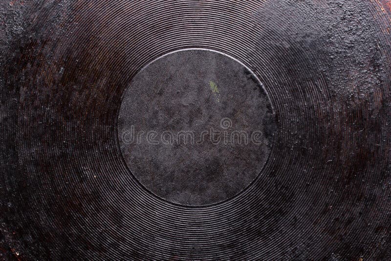 Texture of the Frying Pan Bottom Stock Image - Image of range, macro ...